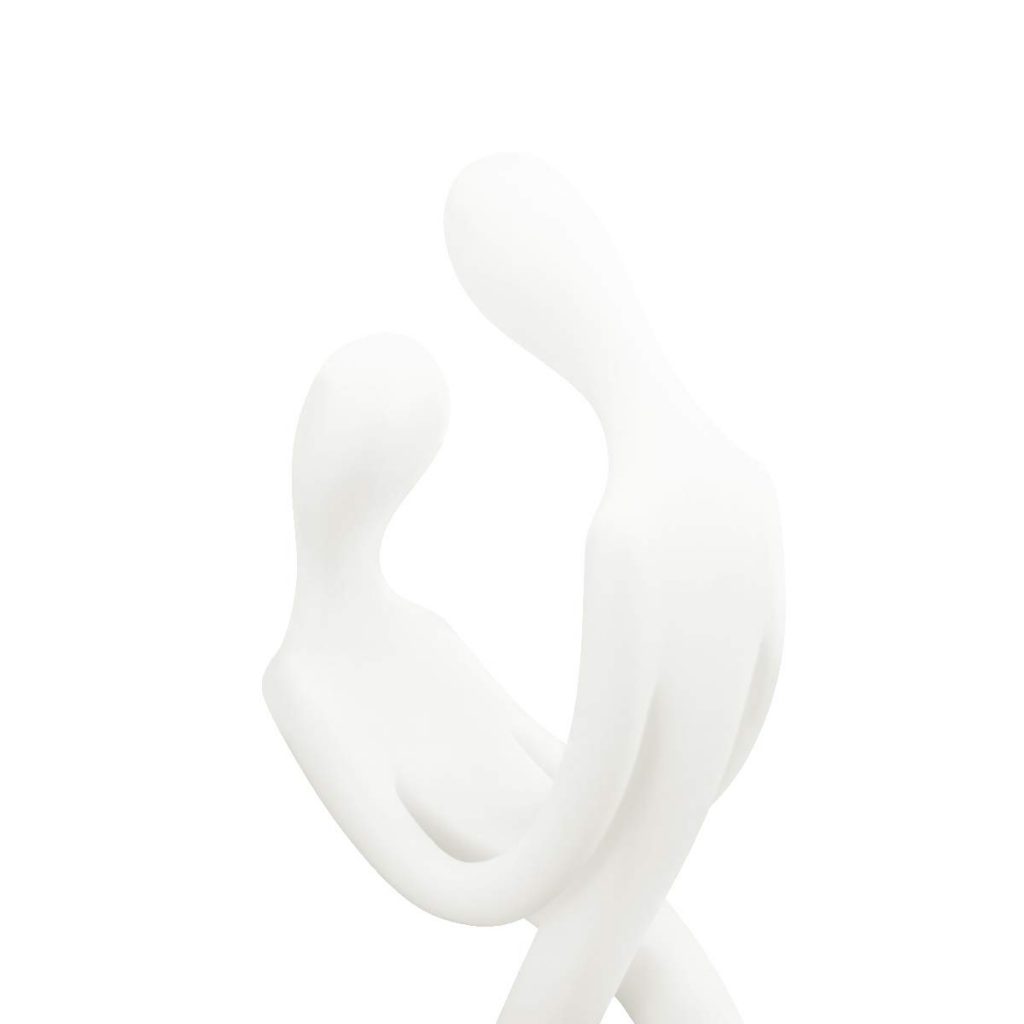 3D Printed Sculpture Abstract Modern Statue Loving Couple Statue Gift ...